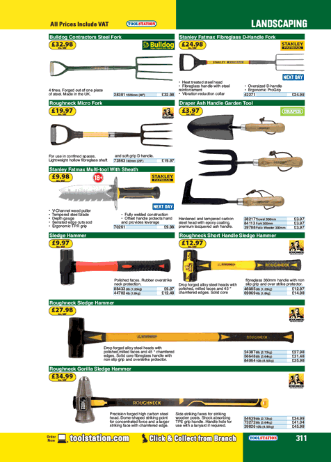 Roughneck Sledge Hammer 10lb (4.55kg)