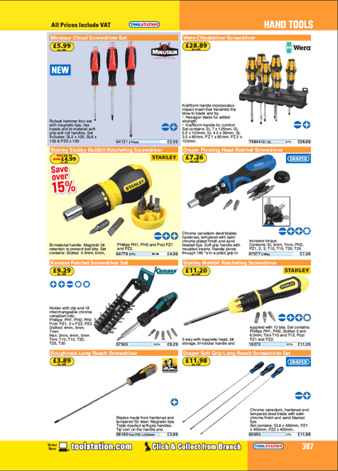 Stanley Stubby Multibit Ratcheting Screwdriver