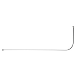 Croydex Slenderline Shower Track Kit Chrome | Toolstation