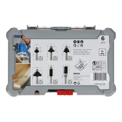 Bosch Trim & Edging 1/4" Shank Router Bit Set | Toolstation