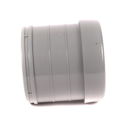 Coupling 110mm Single Socket Grey | Toolstation