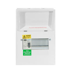 Axiom Metal Consumer Unit + 63A Type A RCD 4 Way | Toolstation