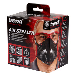 Trend Air Stealth P3R Half Mask Respirator Med/Large | Toolstation