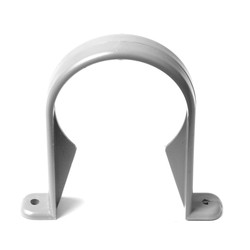 68mm Downpipe Clip Grey | Toolstation