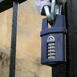 Squire Combination Weatherproof Padlock 60 x 10 x 29mm CS | Toolstation
