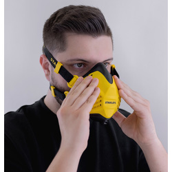 Stanley Dust Mask Respirator With P3 Fitted Filters and Face-Fit-Check ...