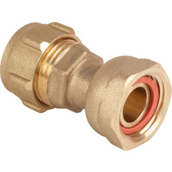 Made4Trade Compression Straight Tap Connector 15mm x 1/2" | Toolstation