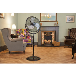 Draper Pedestal Fan 20"/500mm 120W 230V | Toolstation