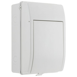 BG Metal Garage Consumer Unit IP65 2 Way | Toolstation