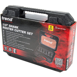 Trend 1/4" Router Cutter Set Each | Toolstation