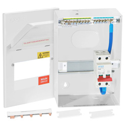 Axiom Metal Consumer Unit 6 Way | Toolstation