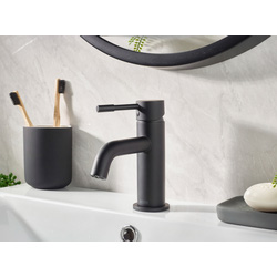 Bristan Mila Taps Black Basin Mixer | Toolstation