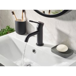 Bristan Mila Taps Black Basin Mixer | Toolstation