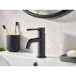 Bristan Mila Taps Black Basin Mixer | Toolstation