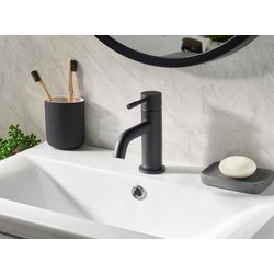 Bristan Mila Taps Black Basin Mixer | Toolstation