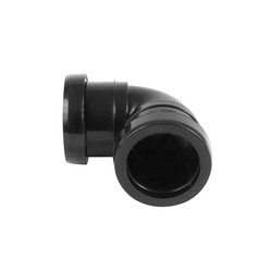 Push Fit Bend 40mm x 90° Black | Toolstation