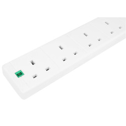 Surge Protected Extension Lead 6 Gang 2m | Toolstation