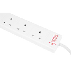 Surge Protected Extension Lead 6 Gang 2m | Toolstation