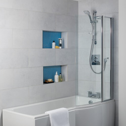 Ideal Standard Easybox Concealed Thermostatic Bar Mixer Shower Square ...