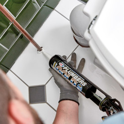 Plumbers Gold Adhesive & Sealant 290ml White | Toolstation