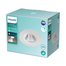 Philips SL261 Dive IP65 Recessed Downlight White 5W Warm White ...