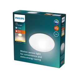 Philips Shan CL253 LED Round Ceiling Light White 12W 1000lm Warm White ...