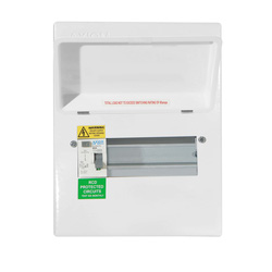 Axiom Metal Consumer Unit + 80A Type A RCD 6 Way | Toolstation