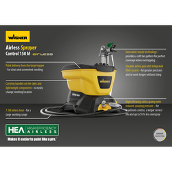 Wagner Control 150M High Airless Sprayer 230V | Toolstation