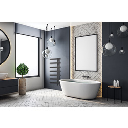 Towelrads Horton Towel Radiator Anthracite 1200 x 500mm | Toolstation
