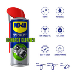 WD-40 Specialist Contact Cleaner 400ml | Toolstation