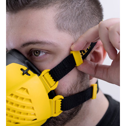 Stanley Dust Mask Respirator With P3 Fitted Filters and Face-Fit-Check ...