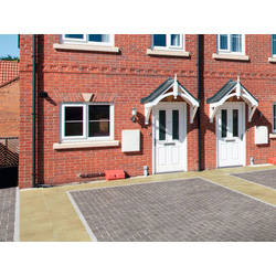 Marshalls Urbex Riven Concrete Paving Slabs Buff 600 x 600 x 38mm ...