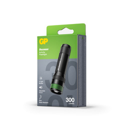 GP DISCOVERY C32 Twin Light + Strobe LED Torch IPX4 300lm | Toolstation