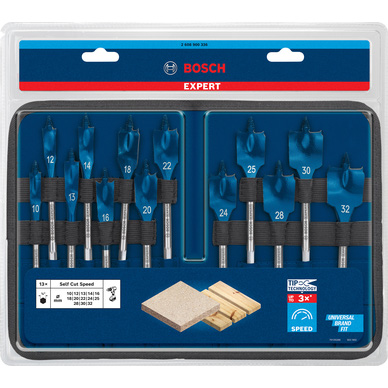 Bosch Expert Selfcut Speed Spade Wood Drill Bit Set Toolstation