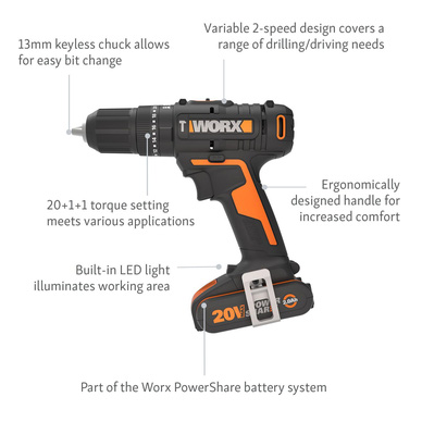 Worx impact driver toolstation store