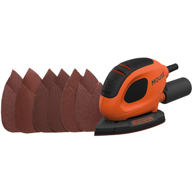 Black Decker 55W Mouse Detail Sander 240V Toolstation
