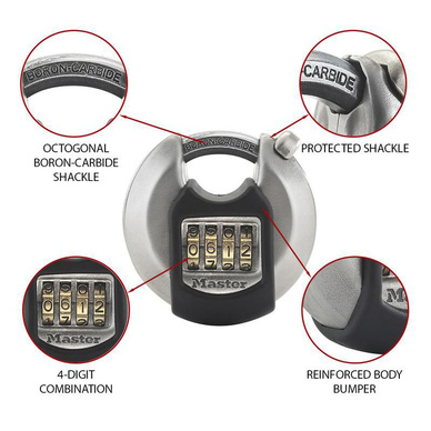 Combination disc lock store