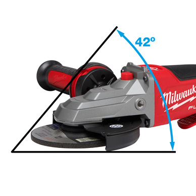 Milwaukee M18 FSAGF125XPDB 0X FUEL 125mm Braking Flathead Small Angle Grinder Gen II Body only Toolstation