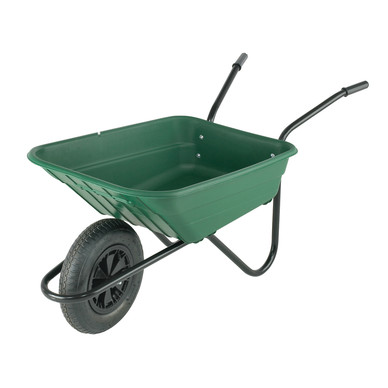 Polypropylene Wheelbarrow with Pneumatic Wheel 90L Toolstation