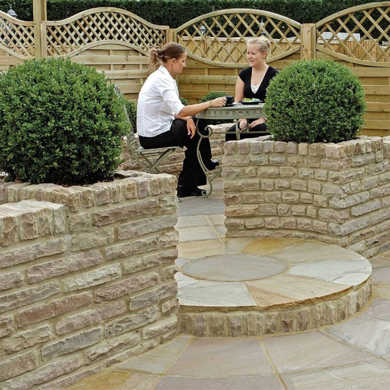 Marshalls Marshalite Stone Walling Pitched Buff 220 x 100 x 65mm ...