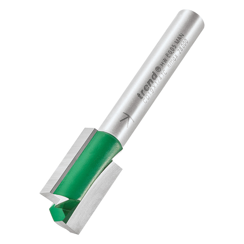 Trend 1/4" Straight Router Cutter 12 x 19.1mm | Toolstation