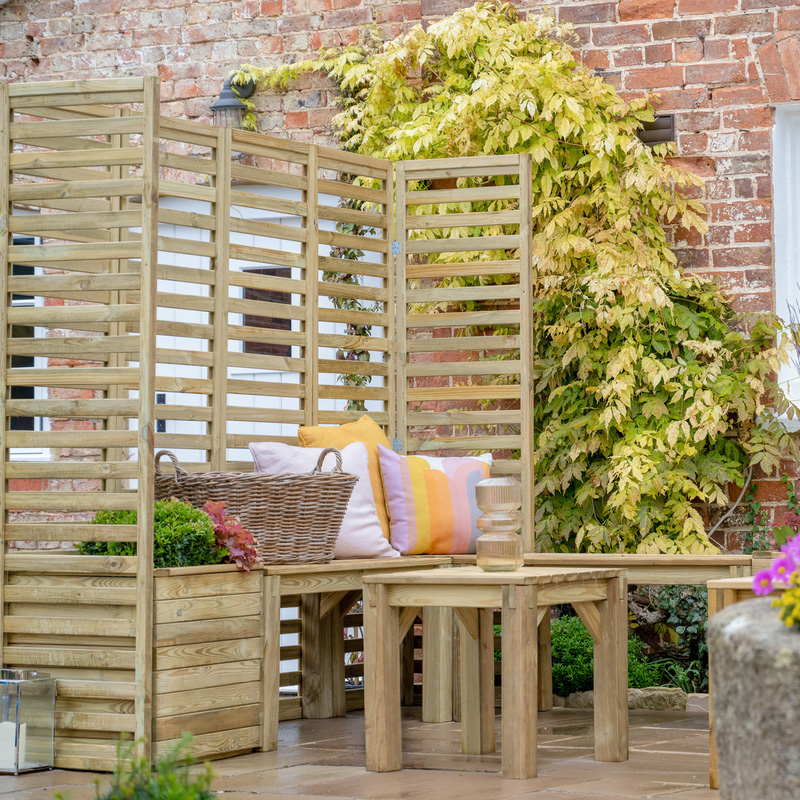 Forest Garden Modular Seating 356cm (w) x 206(d) x 180cm(h) approx | Toolstation