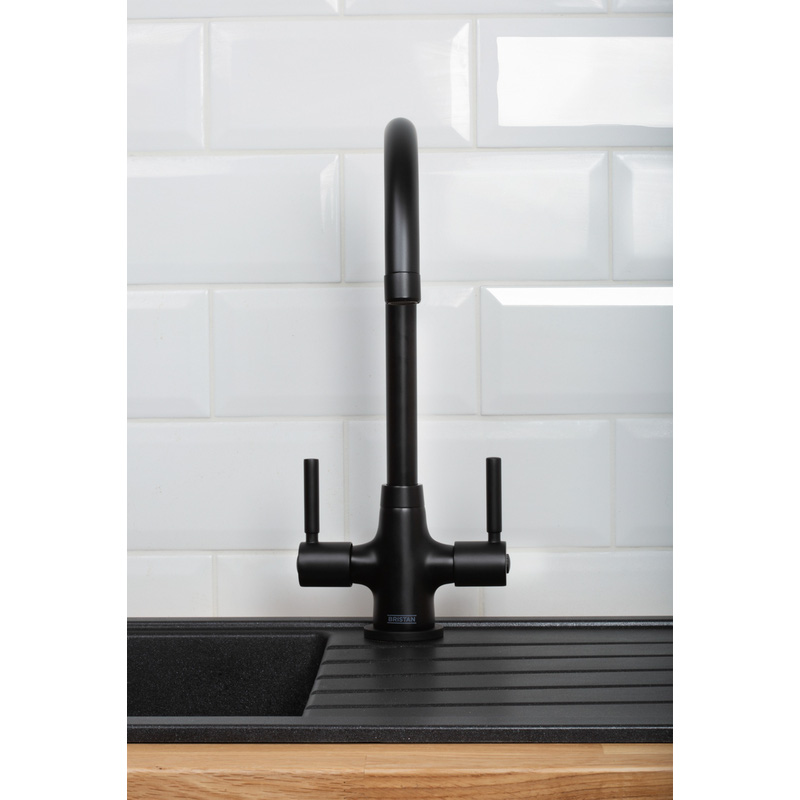 Bristan Monza Mono Mixer Kitchen Tap Black | Toolstation