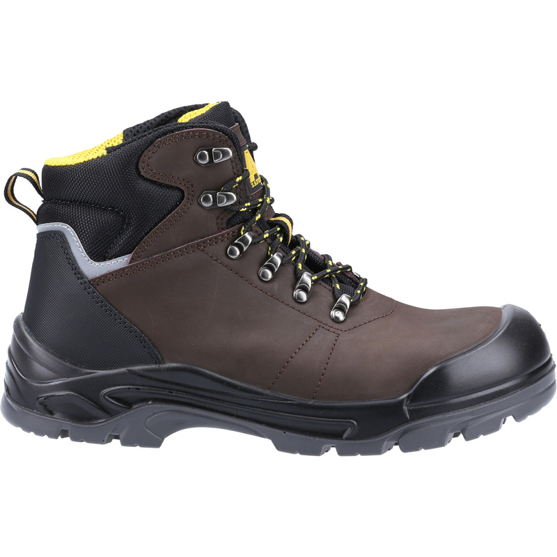 Amblers Safety AS203 Laymore Water Resistant Leather Safety Boots Brown ...