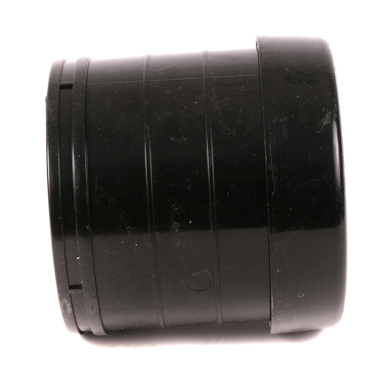 Coupling 110mm Single Socket Black | Toolstation
