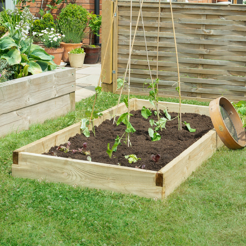 Forest Garden Caledonian Large Raised Bed 90 x 180cm | Toolstation
