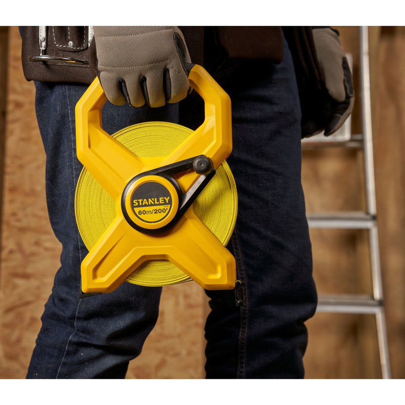 Stanley Open Reel Fibreglass Tape 60m | Toolstation