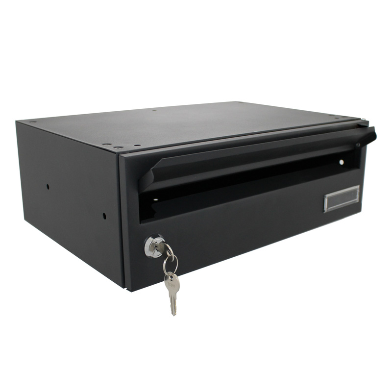 Burg-Wachter Wharfe Horizontal Post Box Black | Toolstation