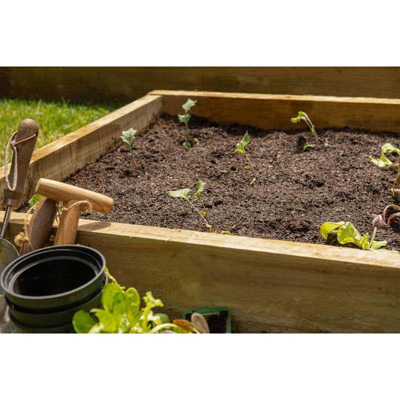 Forest Garden Caledonian Square Raised Bed 90 x 90cm | Toolstation