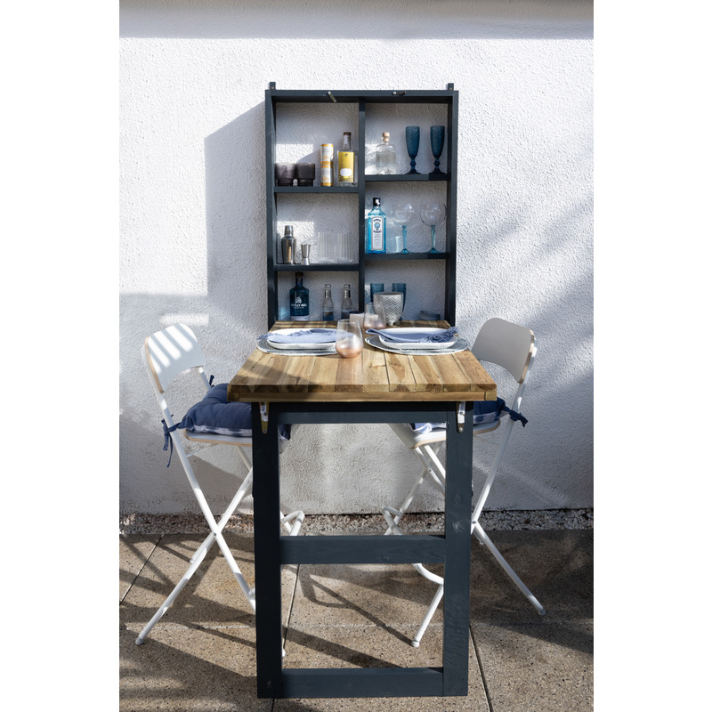 Forest Garden Fold Down Wall Mounted Garden Bar | Toolstation